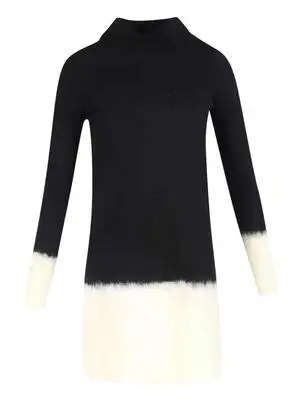 Escada High-neck Wool Sweater - Black