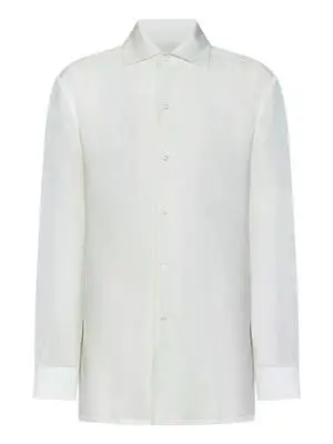 Polo Ralph Lauren Buttoned Collared Shirt - White