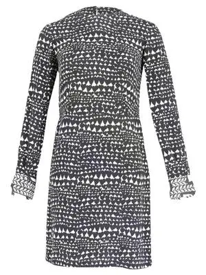 Stella McCartney Printed Sheath Mini Dress - Black