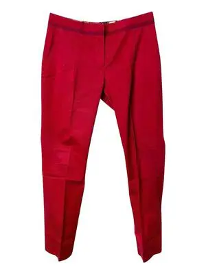 FERRAGAMO Straight-leg Trousers - Red