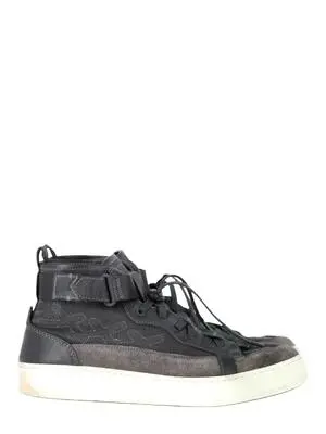 Ermenegildo Zegna Strap High-top Sneakers - Grey