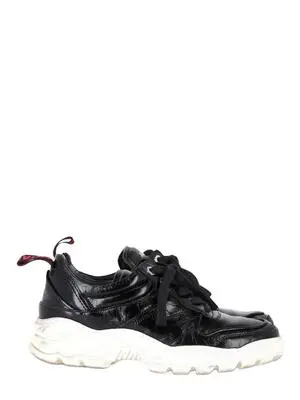 Zadig&Voltaire Blaze Crush Leather Sneakers - Black