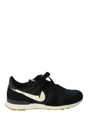 Nike Lace-up Suede Sneakers - Black
