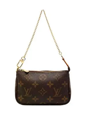LOUIS VUITTON 2006 Monogram Mini Pochette Accessoires - Brown