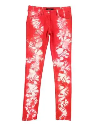 ISABEL MARANT VINTAGE Tie-dye Five-pocket Jeans - Red