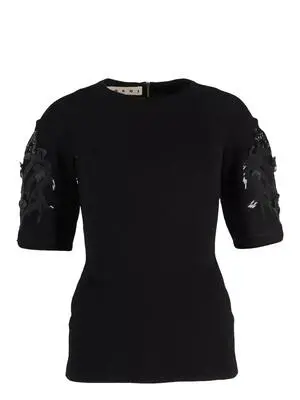 Marni Balloon-sleeve Blouse - Black