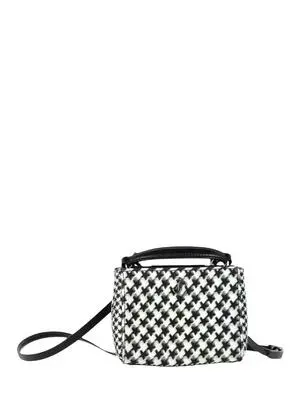 JIMMY CHOO Printed Leather Tote Bag - White