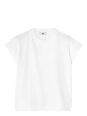 AGOLDE Bryce Cotton-jersey T-shirt - White