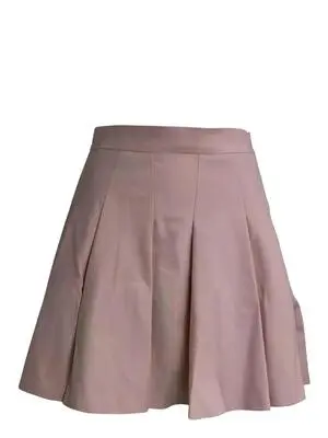 Red Valentino Pleated Mini Skirt - Pink