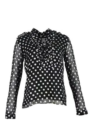 Dodo Bar Or Polka Dot Print Blouse - Black