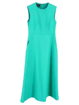 Rochas Wool Midi Dress - Green