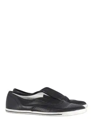 Marc Jacobs Slip-on Leather Sneakers - Black