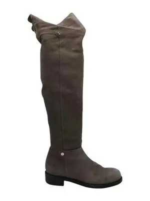 JIMMY CHOO Suede Knee-length Boots - Brown