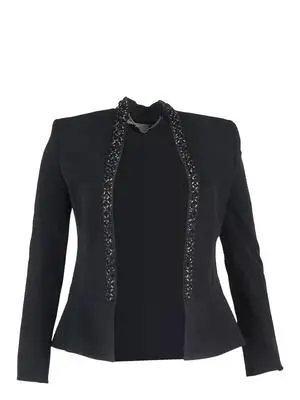 Stella McCartney Crystal-embellished Wool Blazer - Black
