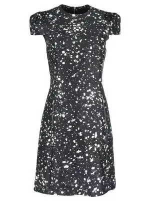 Michael Kors Printed Short-sleeve Dress - Black