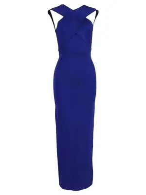 Stella McCartney Maxi Cross-straps Gown - Blue
