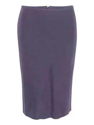 Sportmax Cotton Midi Skirt - Purple