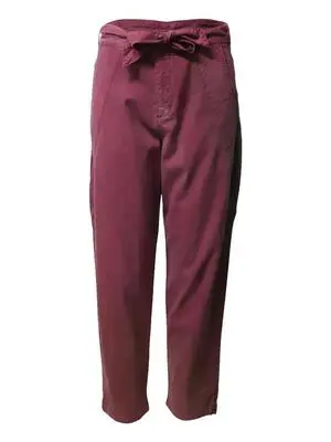 Ba&sh Fluid Tie Trousers - Red