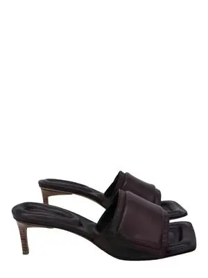 Jacquemus Leather Mules - Brown
