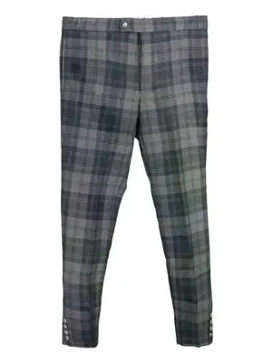 Moncler Plaid Trousers - Grey