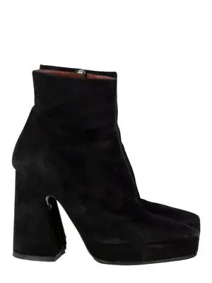 Proenza Schouler Platform Block Heel Boots - Black