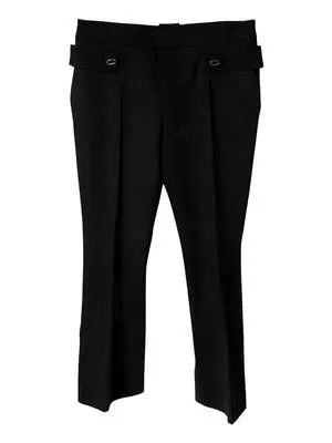 Prada Pressed Crease Trousers - Black