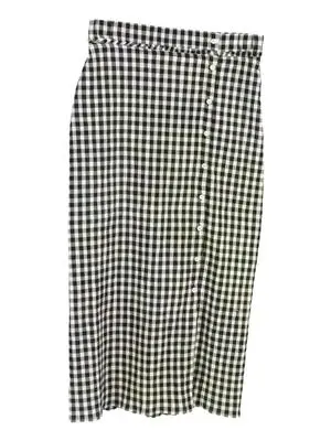 Altuzarra Checked Pencil Skirt - Black