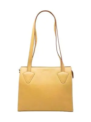 Loewe Leather Tote Bag - Yellow