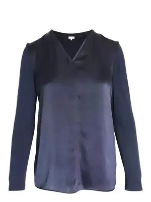 ESCADA Long-Sleeve V-Neck Blouse