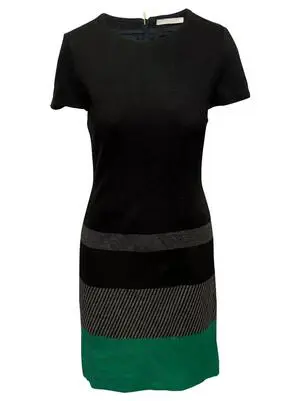 BOSS Crew-neck Mini Dress - Black