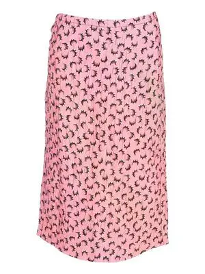 Marni Printed Midi Skirt - Pink