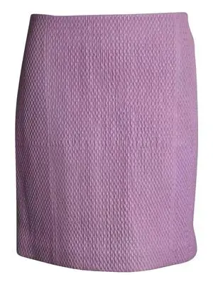 Bottega Veneta Quilted Mini Skirt - Purple