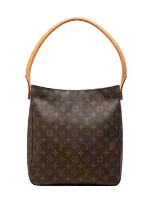LOUIS VUITTON 1999 Monogram Looping Gm Shoulder Bag - Brown