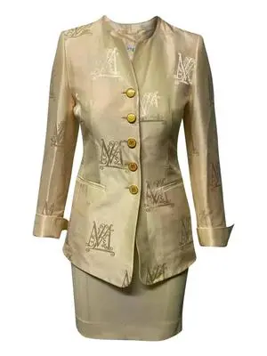 Escada X Margaretha Ley Single-breasted Skirt Suit - Neutrals