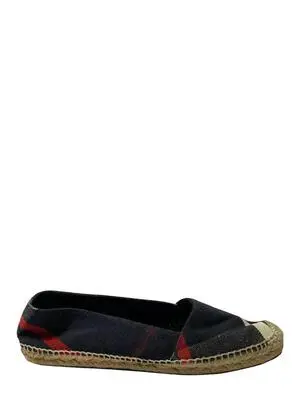 Burberry Check-pattern Espadrilles - Blue