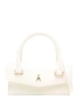 Patrizia Pepe Fly Bamby Logo Tote Bag - White