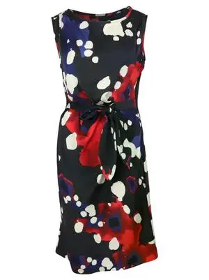 Diane Von Furstenberg Della Printed Dress - Black