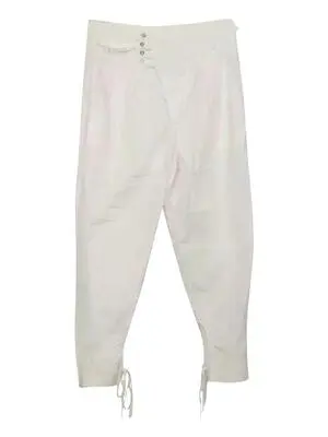 ISABEL MARANT VINTAGE Buttoned Cropped Trousers - Pink