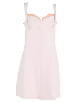 Stella McCartney Lace-trim Mini Dress - Pink