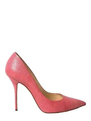 Casadei Leather Pointed Pumps - Pink