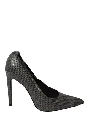ALEXANDER WANG Court Leather Pumps - Grey