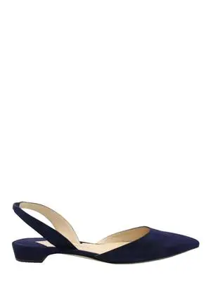 PAUL ANDREW Rhea Pointed-toe Slingback Pumps - Blue