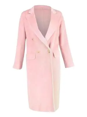 Max Mara Double-breasted Coat - Pink