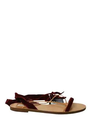Valentino Garavani Ribbon Strappy Sandals - Red