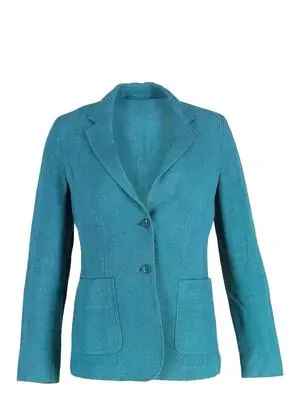 Max Mara Linen Blazer - Blue