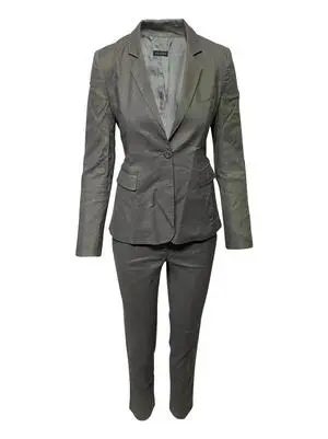 JOSEPH Flap-pocket Single-breasted Suit - Grey
