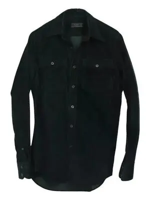 Prada Corduroy Button Shirt - Green