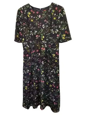 Altuzarra Sylvia Floral-print Dress - Black