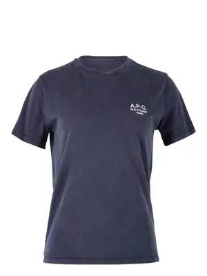 A.p.c. Rue Madame Cotton T-shirt - Blue
