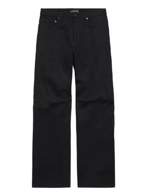 Balenciaga Straight-leg Jeans - Black